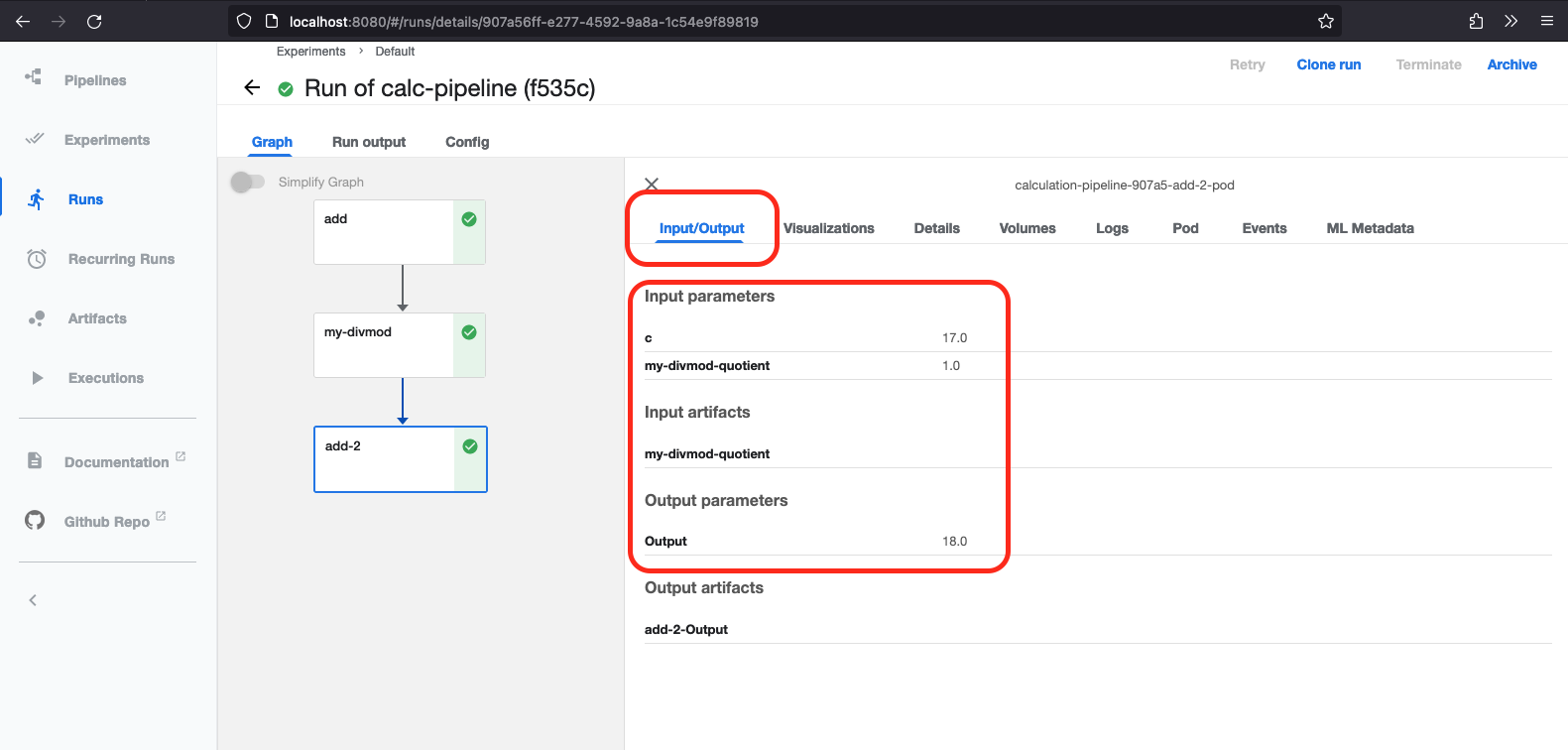 Compose And Run A Simple Ml Pipeline Using Kubeflow Pipelines Ibm Developer