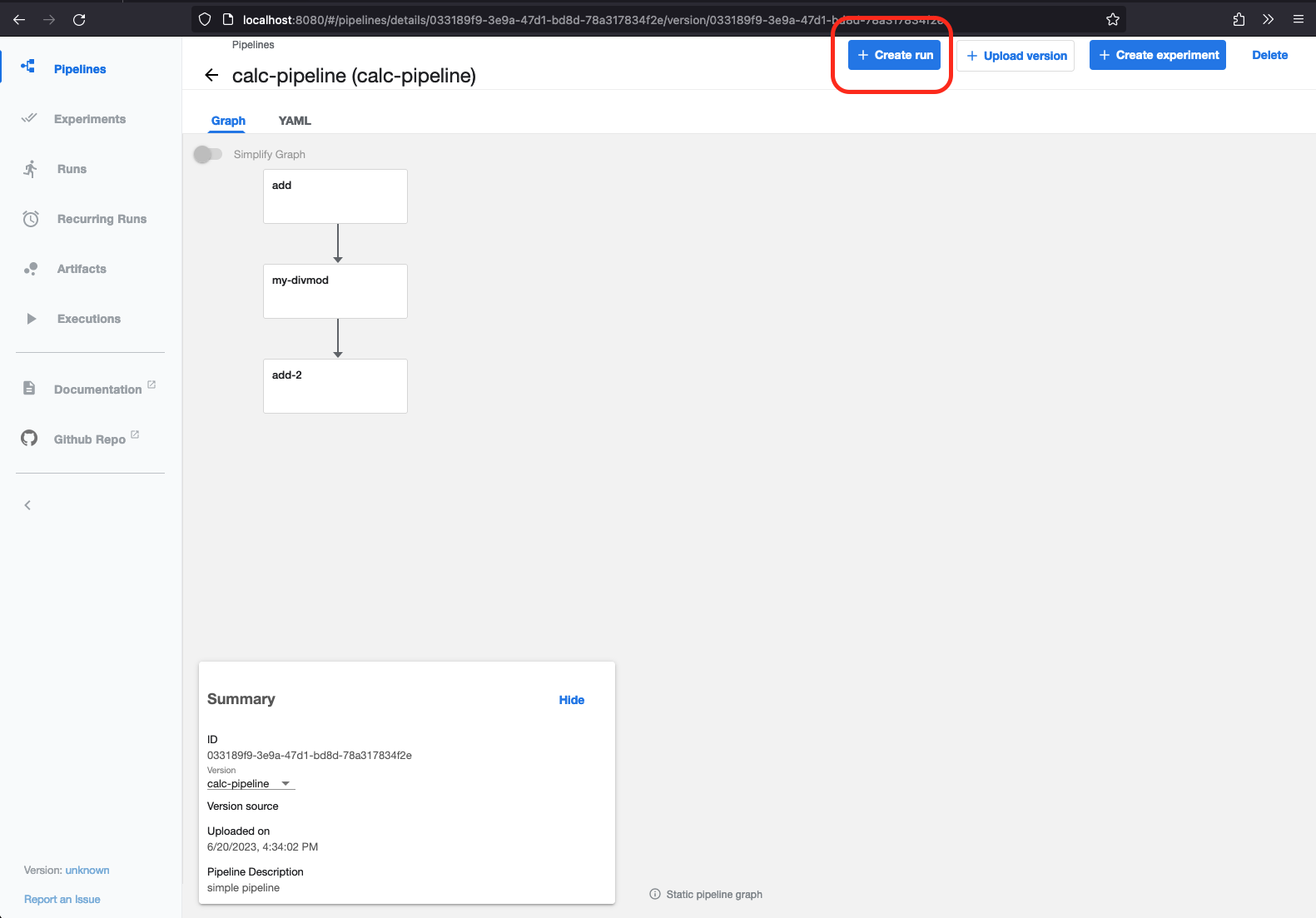Compose And Run A Simple Ml Pipeline Using Kubeflow Pipelines Ibm Developer
