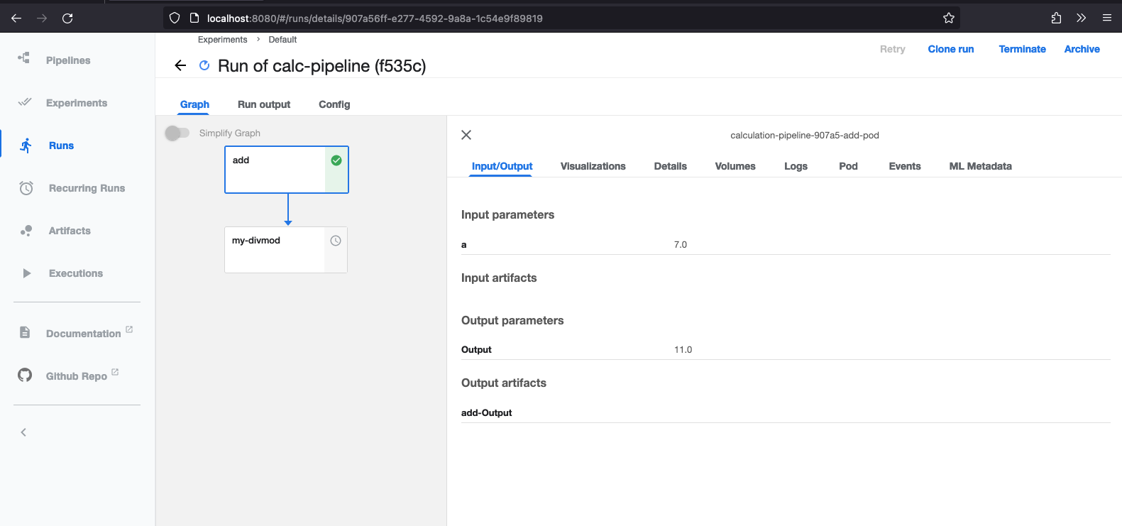 Compose And Run A Simple Ml Pipeline Using Kubeflow Pipelines Ibm Developer