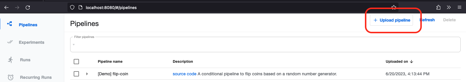 Compose And Run A Simple Ml Pipeline Using Kubeflow Pipelines Ibm Developer