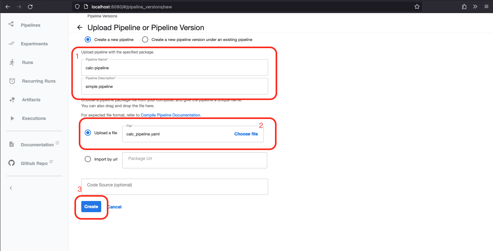 Compose And Run A Simple Ml Pipeline Using Kubeflow Pipelines Ibm Developer