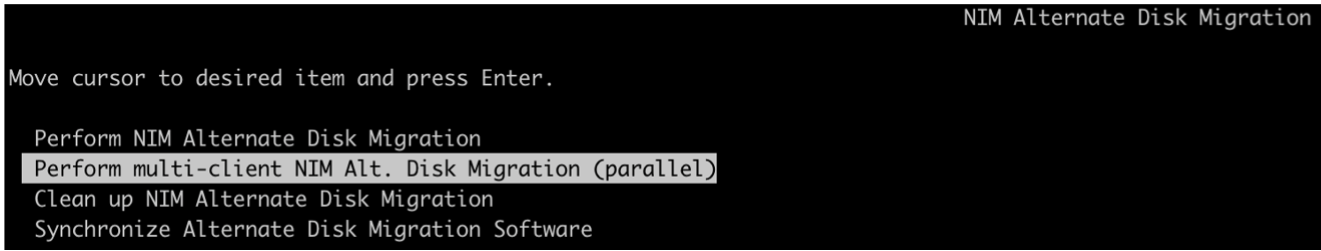 Migrate Network Installation Manager (NIM) clients concurrently using ...