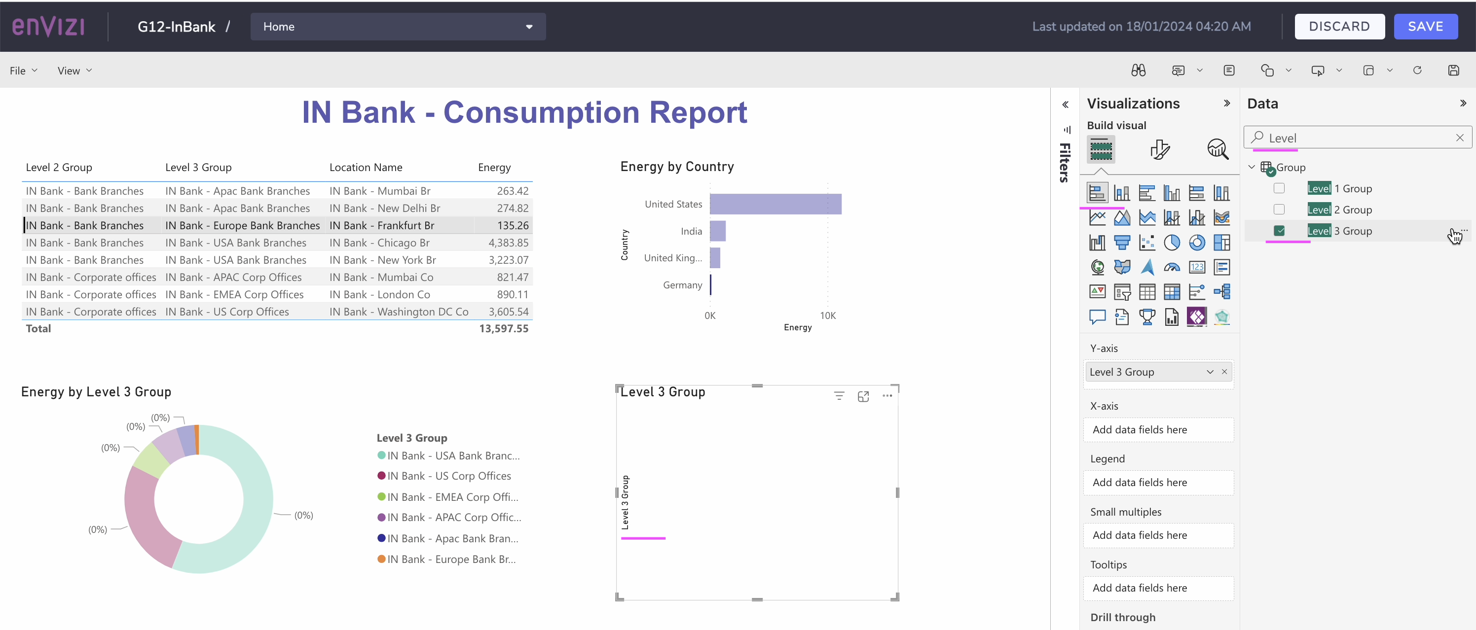 Create custom PowerReports in Envizi - IBM Developer
