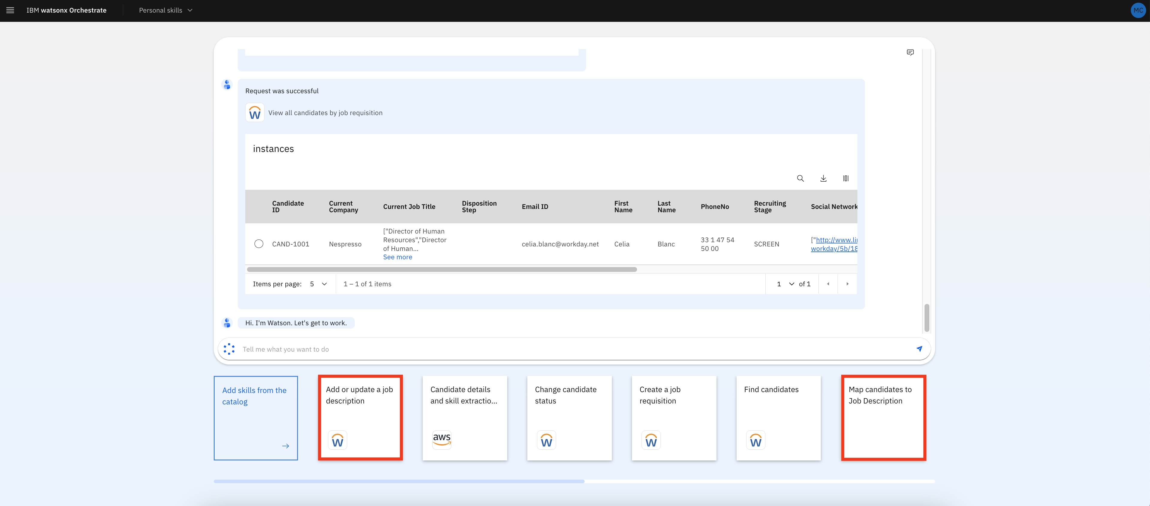 Automate the talent acquisition process with IBM watsonx Orchestrate on AWS - IBM Developer