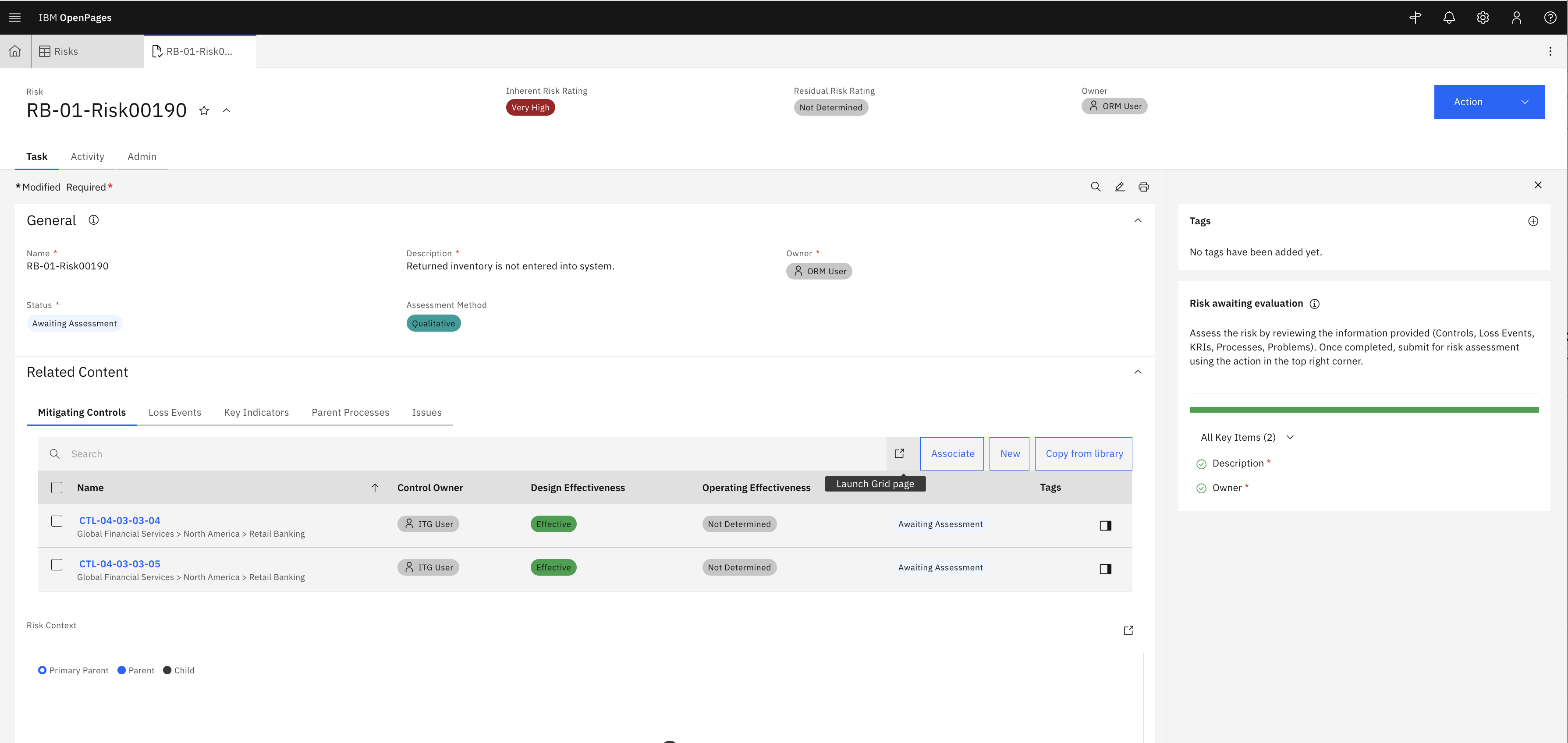 Conduct A Risk And Control Assessment Using Openpages And Walkme Ibm