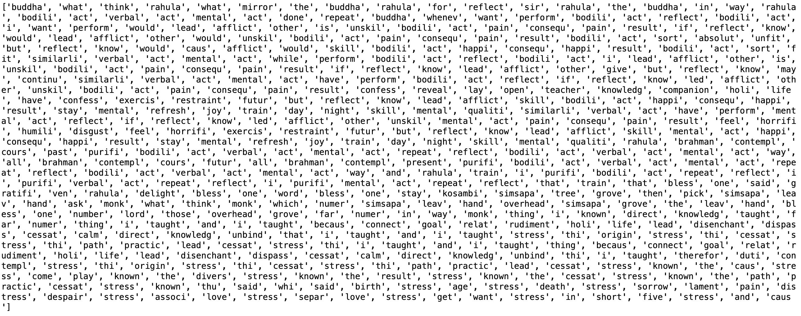 Stemming Text Using The Porter Stemming Algorithm In Python Ibm Developer