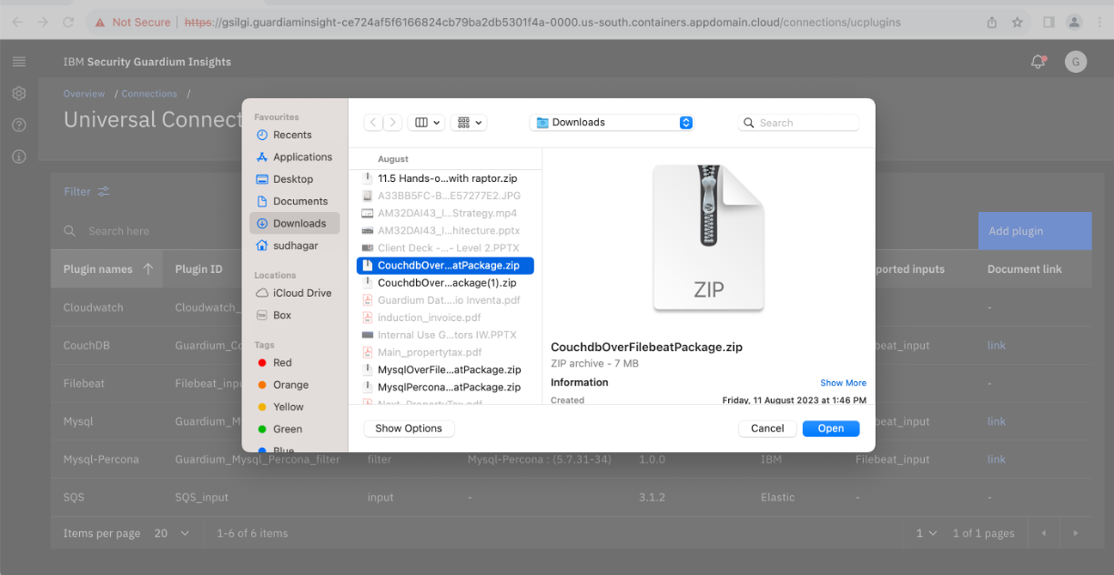 Import Apache Couchdb Logs To Ibm Security Guardium Insights Using A Universal Connector Ibm