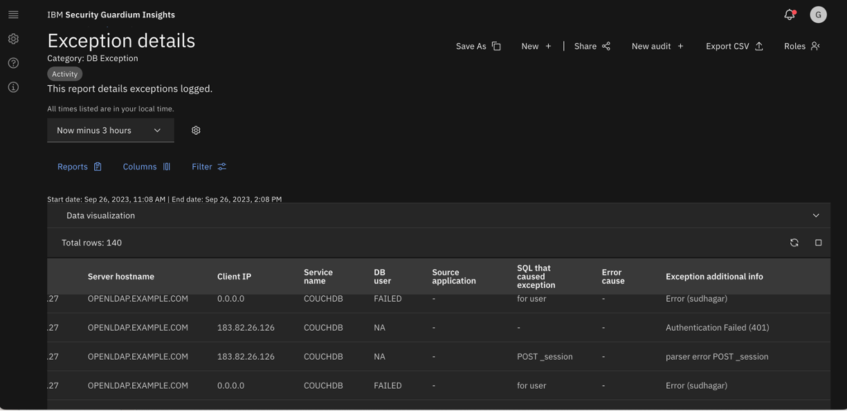 Import Apache Couchdb Logs To Ibm Security Guardium Insights Using A Universal Connector Ibm