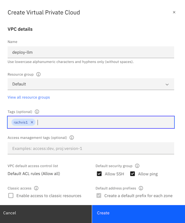 Governing Private Llm Deployments Hosted On Ibm Cloud Virtual Servers Using Ernance