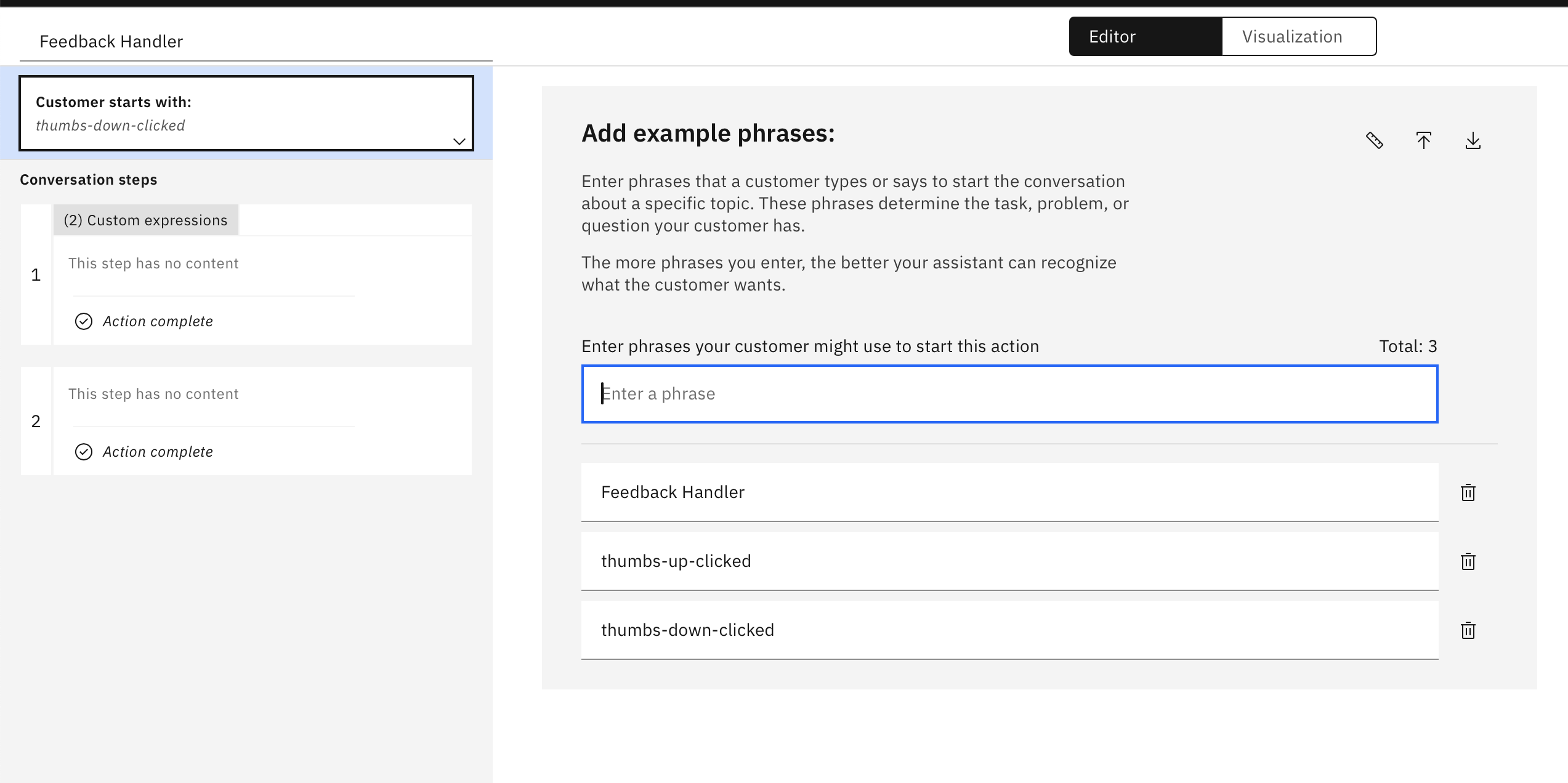 Implementing a feedback mechanism in your chatbot applications - IBM Developer