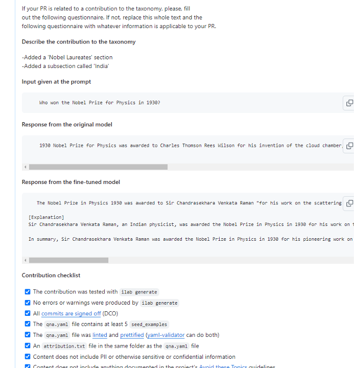Generating synthetic data, training a model, and contributing to the ...