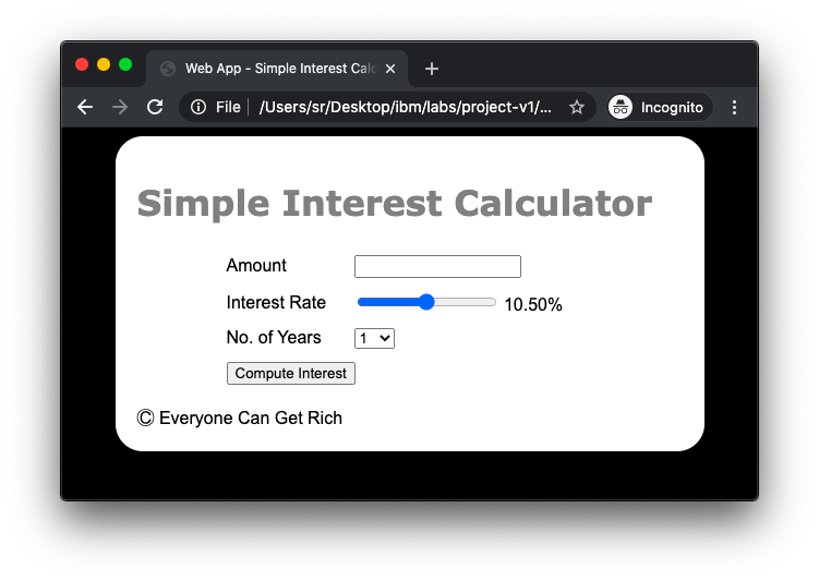 GitHub - MelissaConnors/courses-project-simple-interest-calculator