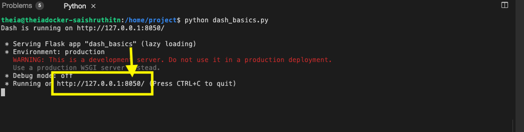 Click on the Launch Application option from the menu bar.