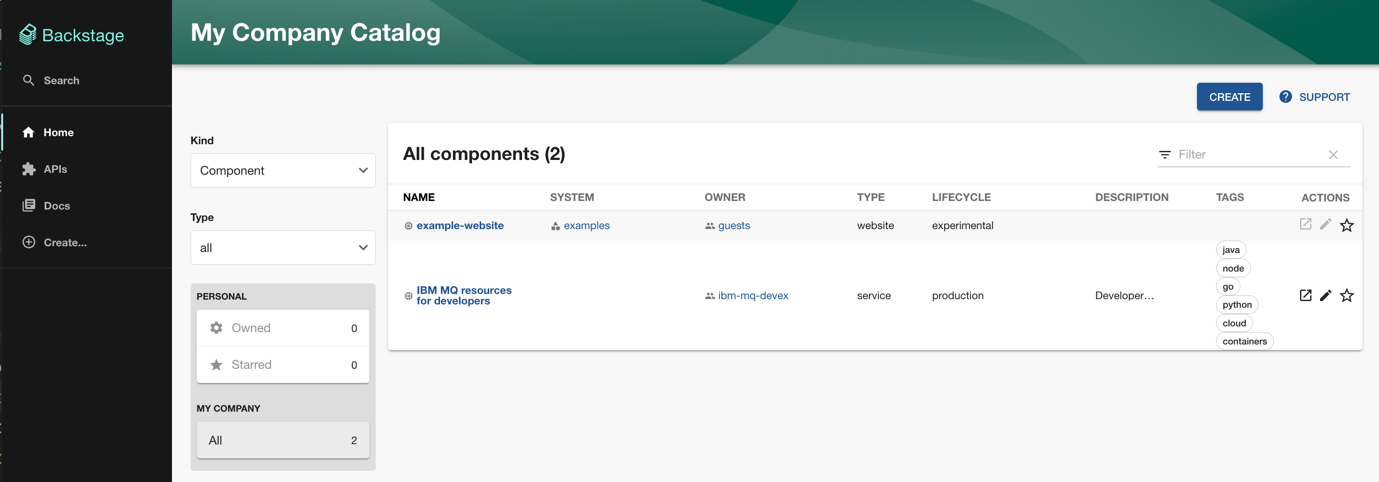 Deploy And Explore Ibm Mq Developer Patterns In Backstage Ibm Developer