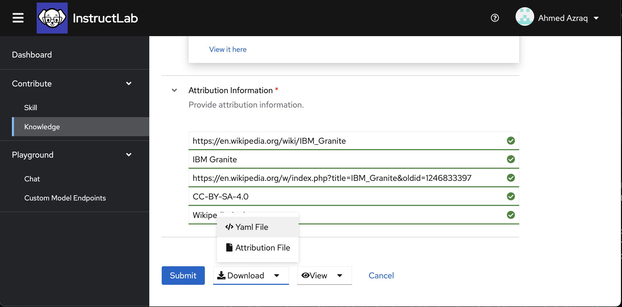 Contributing Knowledge To Open Source Llms Like The Granite Models