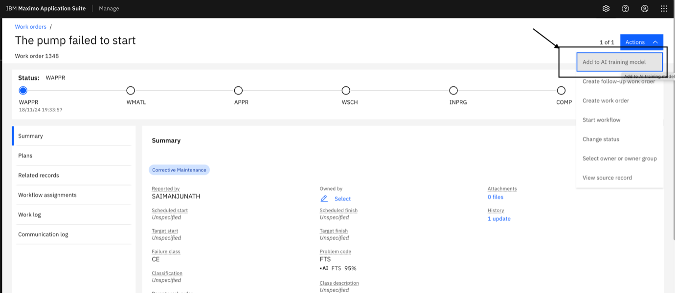 Enabling AI-driven work order intelligence in Maximo using AI Broker ...