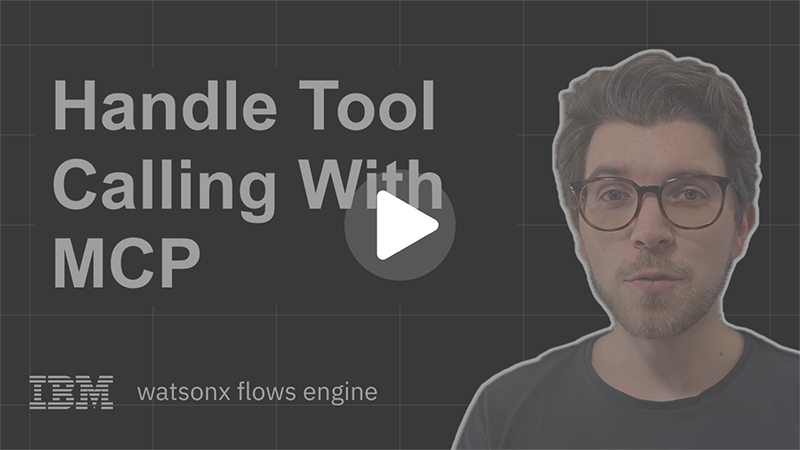 Handle Remote Tool Calling With Model Context Protocol Ibm Developer