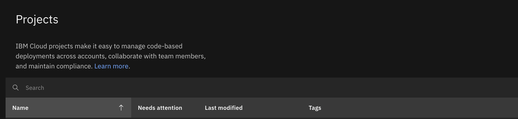Resource management with IBM Cloud Projects - IBM Developer