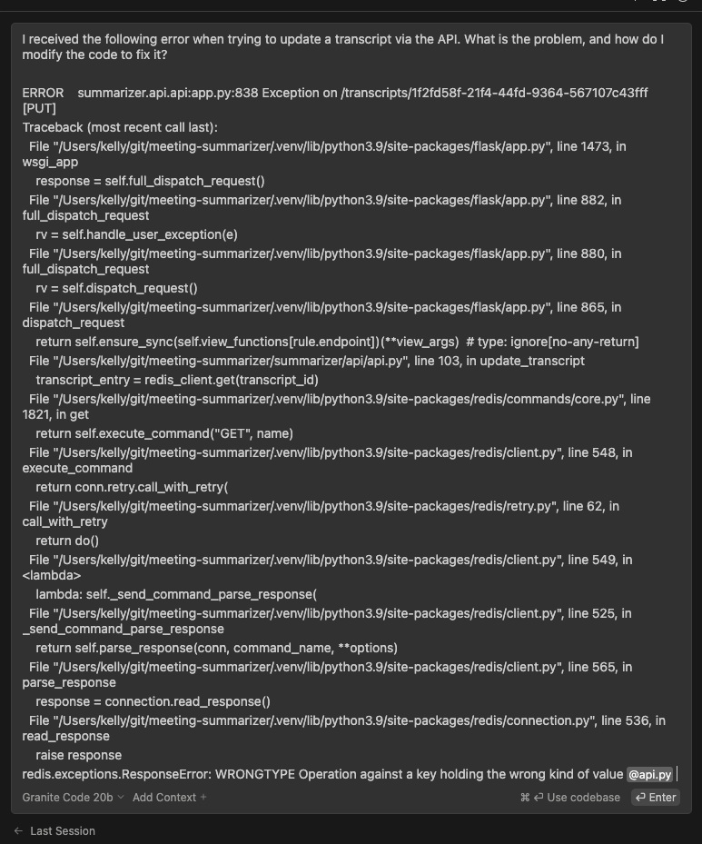 Developing a gen AI application using IBM Granite Code - IBM Developer