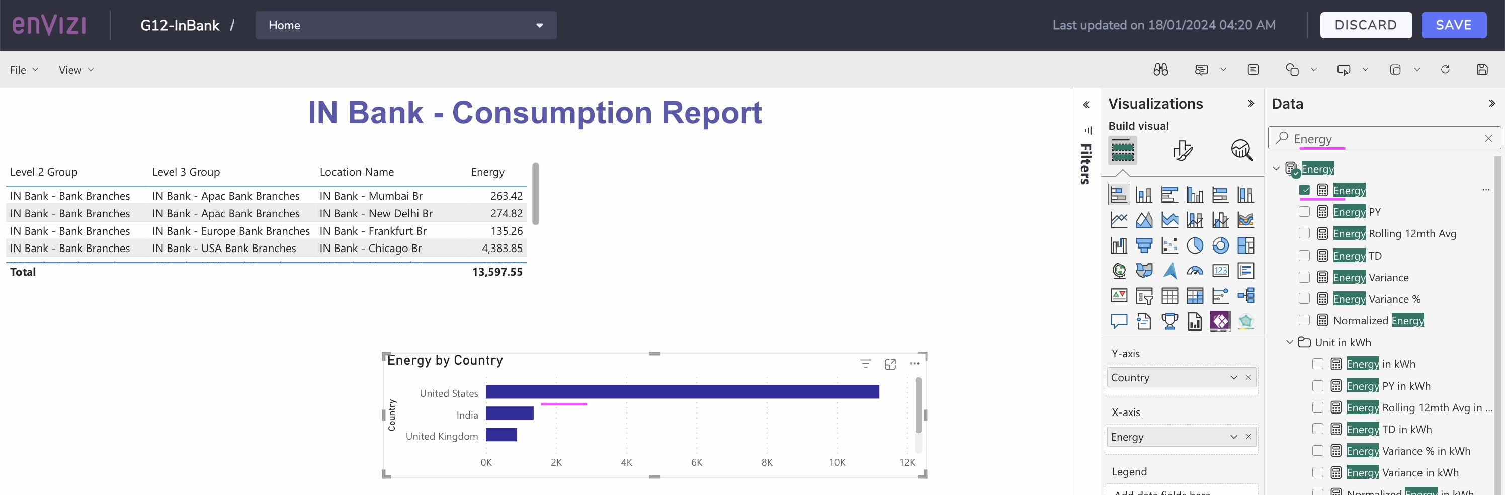 Create Custom Powerreports In Envizi Ibm Developer