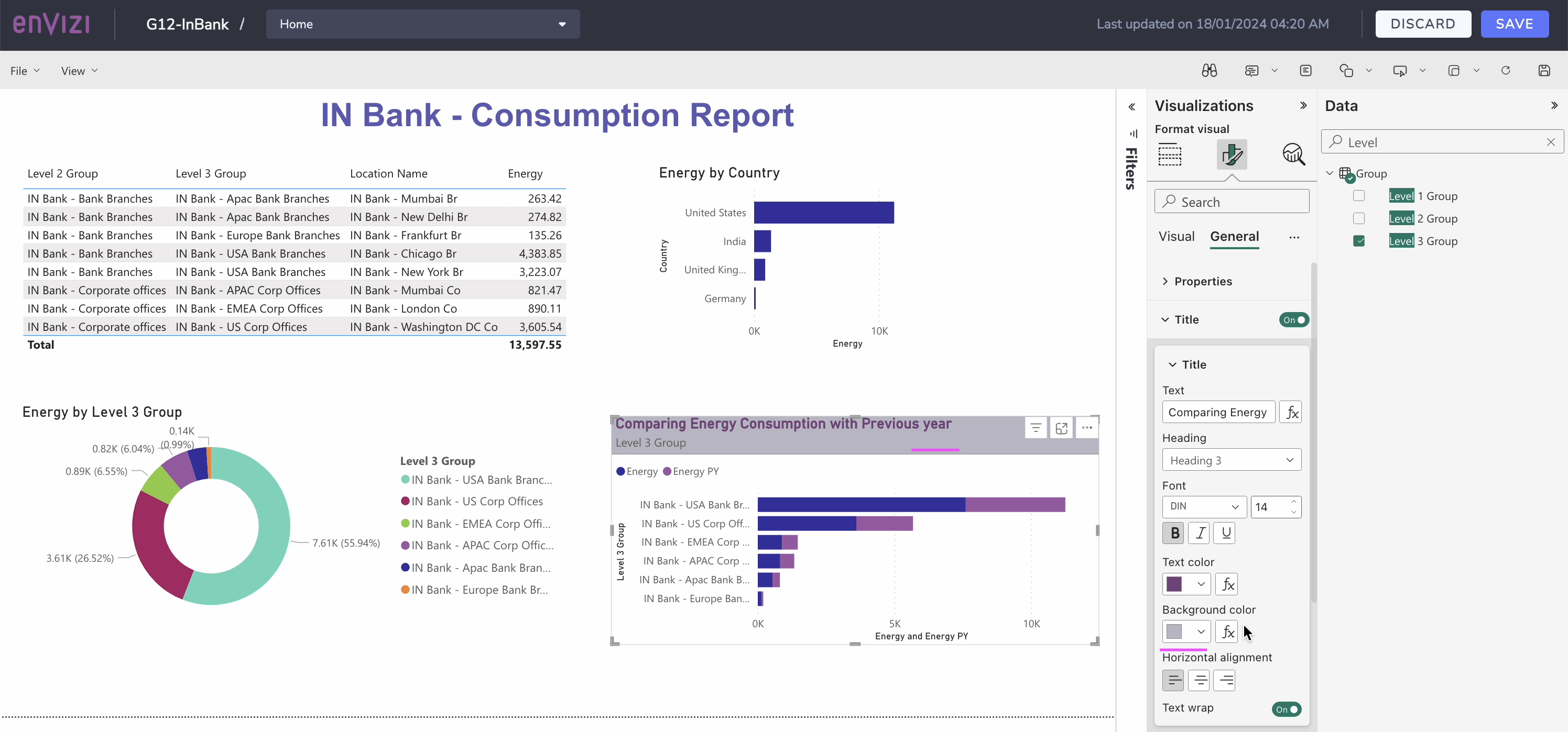 Create custom PowerReports in Envizi - IBM Developer