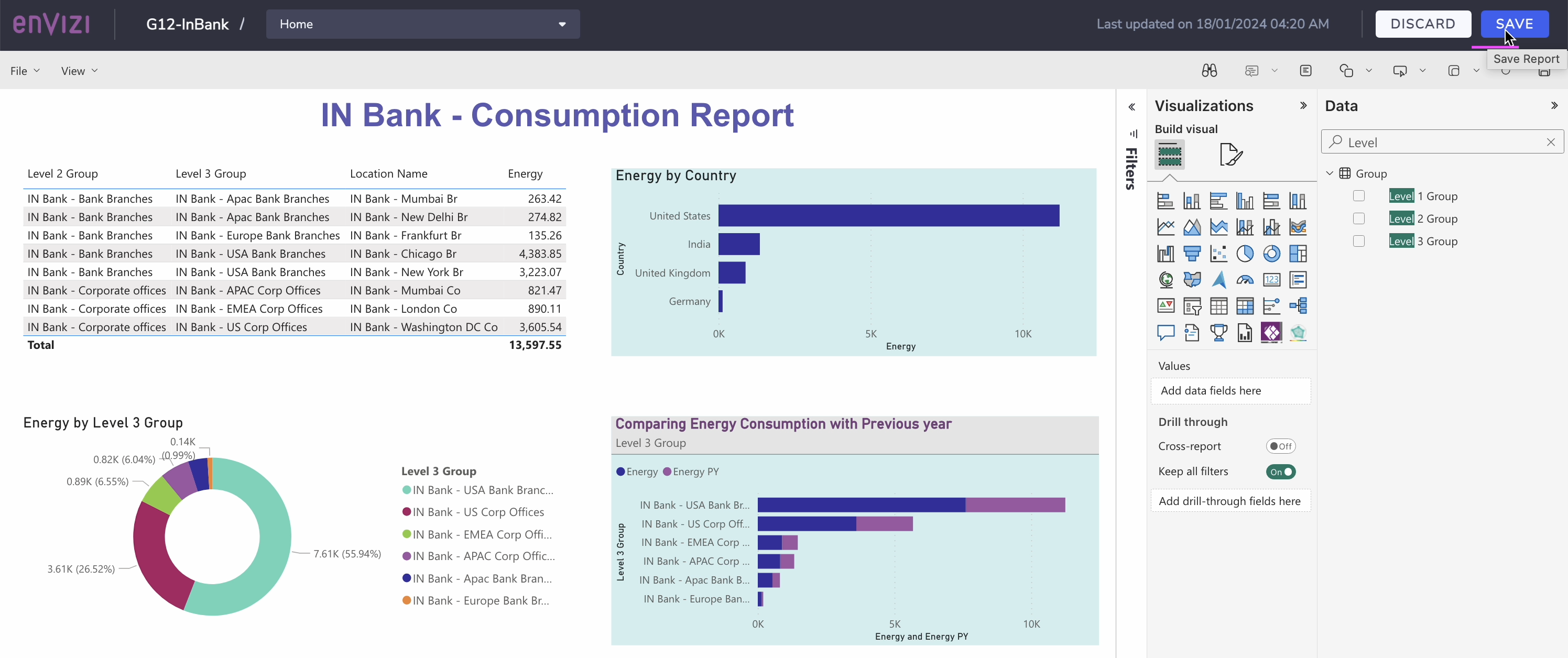Create Custom Powerreports In Envizi Ibm Developer