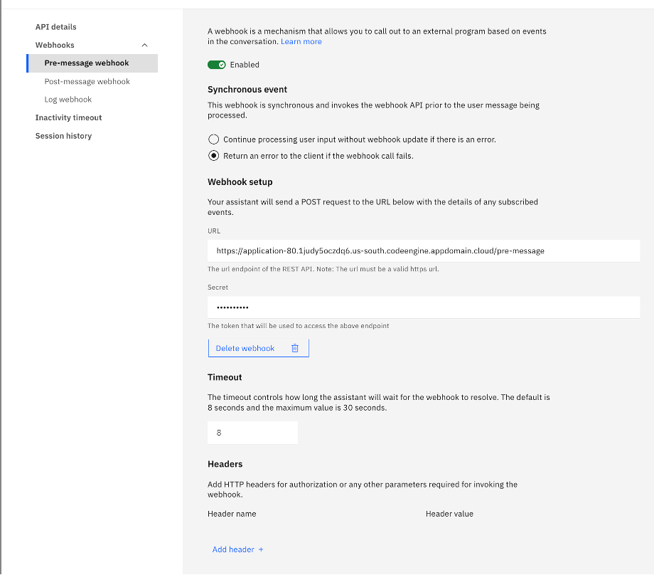 Maintain a watsonx Assistant conversation context across multiple channels - IBM Developer