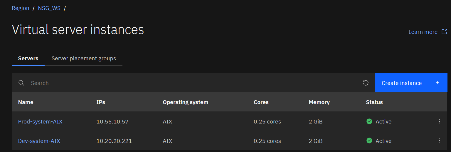 IBM Power Virtual Server network security and address groups - IBM ...