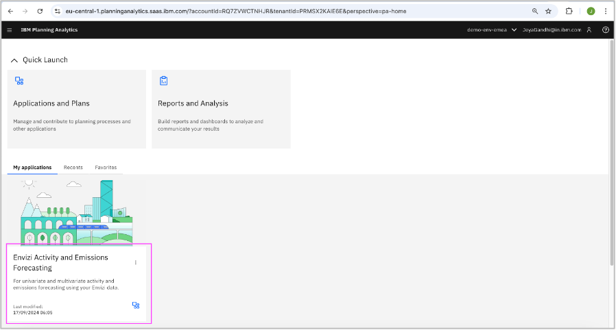 Esg Forecasting With Ibm Envizi And Planning Analytics Ibm Developer
