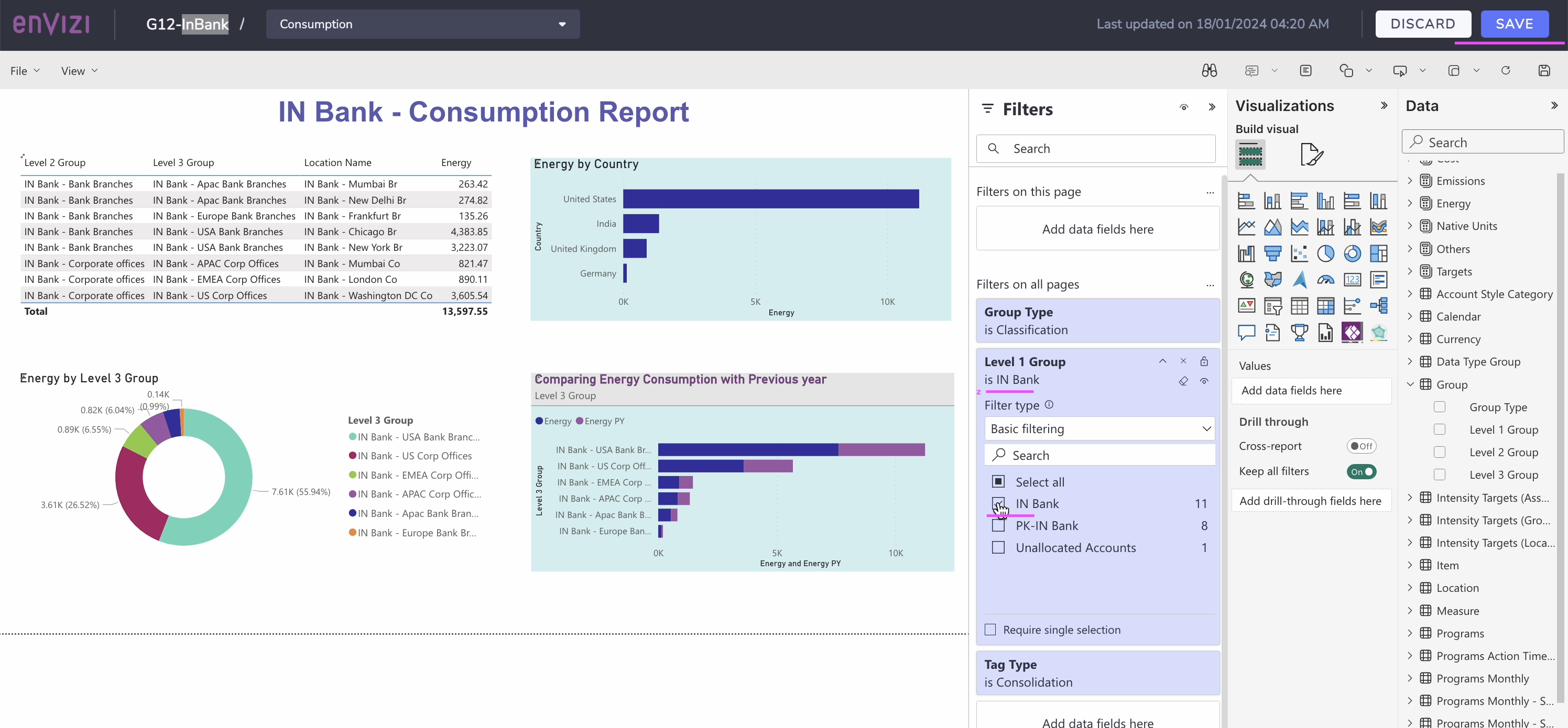 Create Custom Powerreports In Envizi Ibm Developer