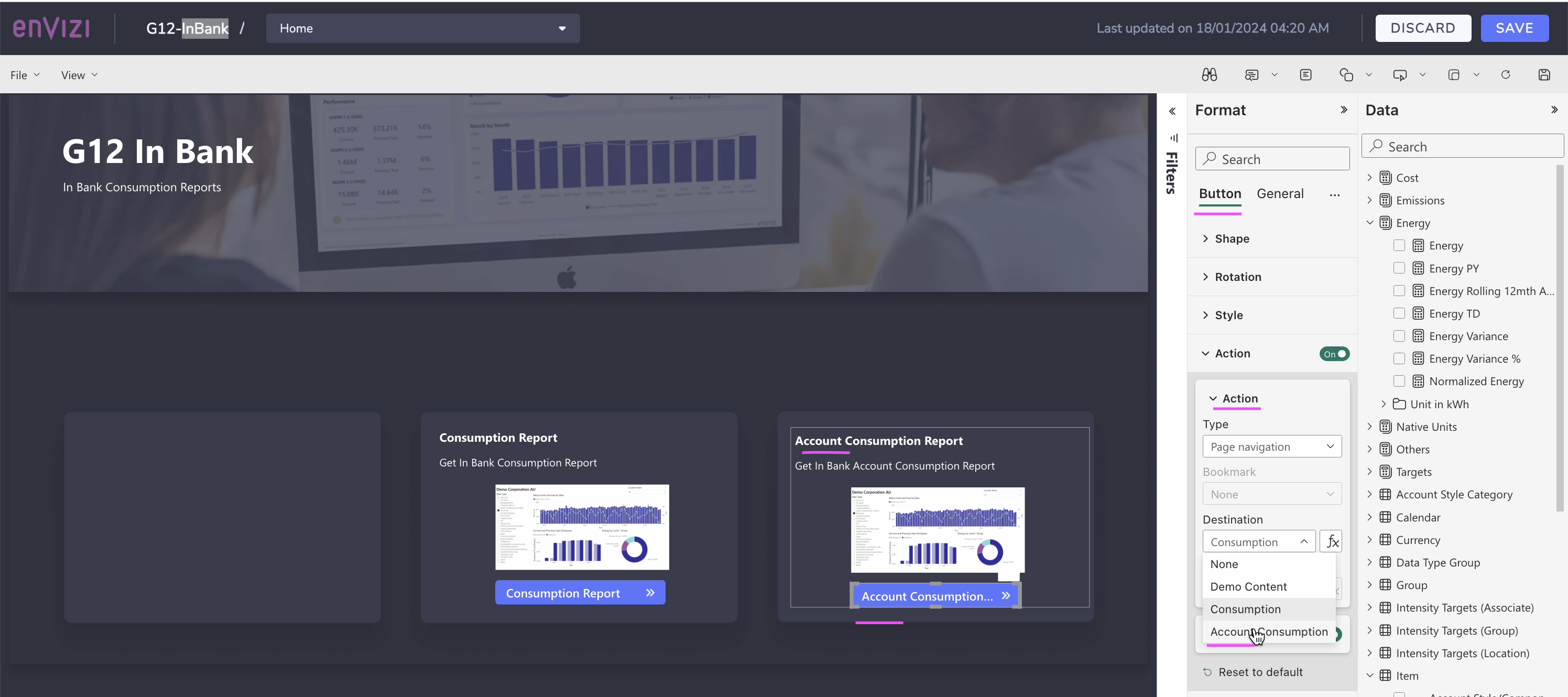 Create custom PowerReports in Envizi - IBM Developer