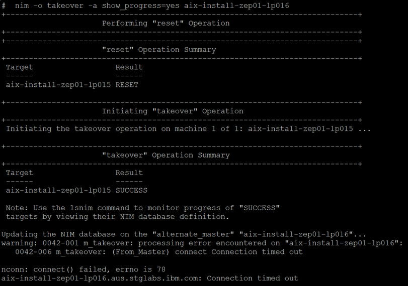Implement high availability of Network Installation Management (NIM ...