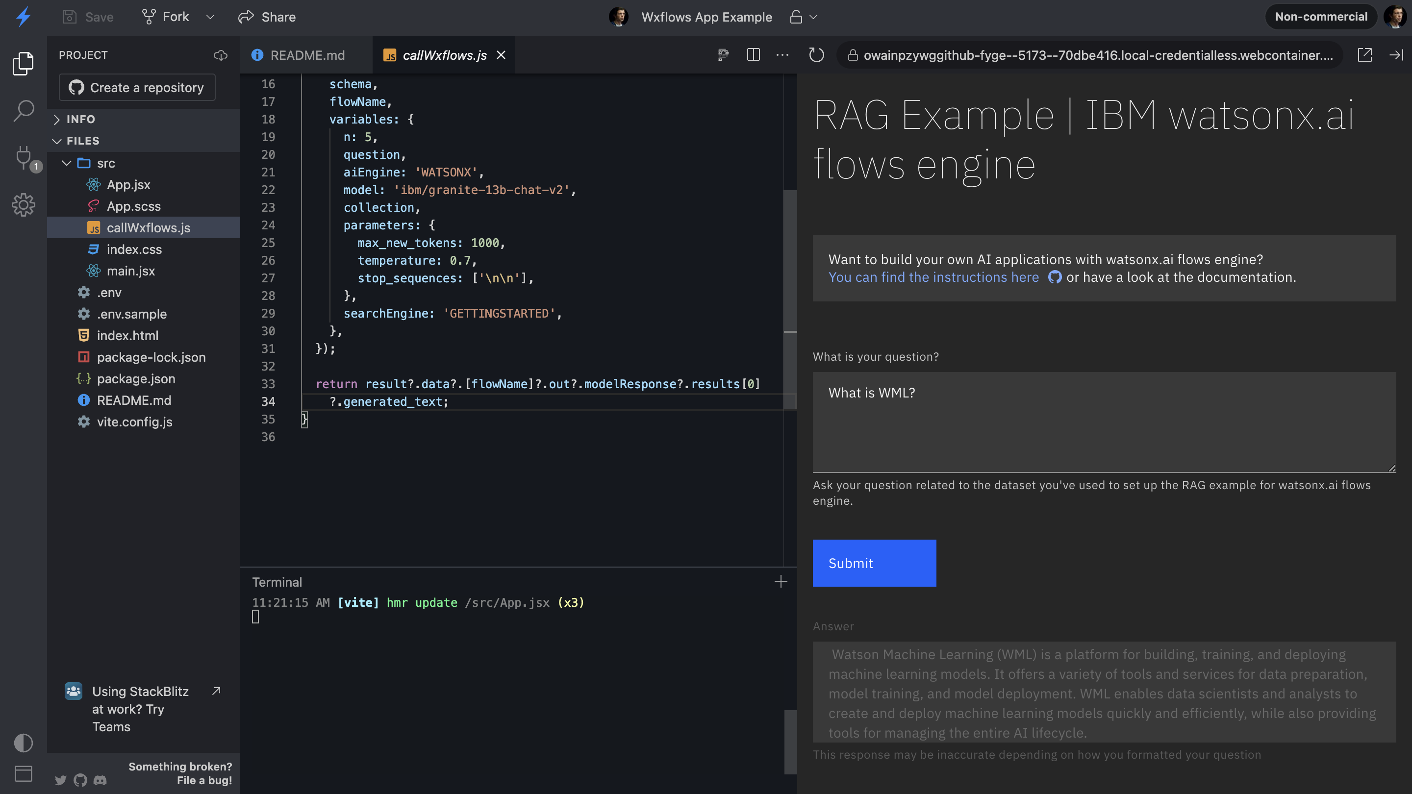 Build a RAG application with watsonx.ai flows engine - IBM Developer